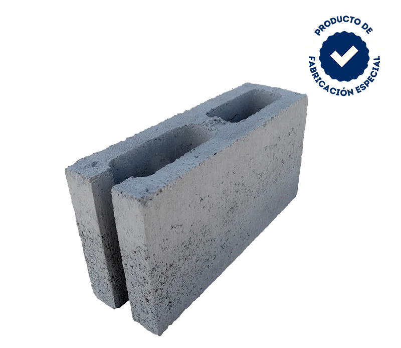 BLOCK OPEN END 12X20X40 | Productos | Industrial Bloquera Mexicana